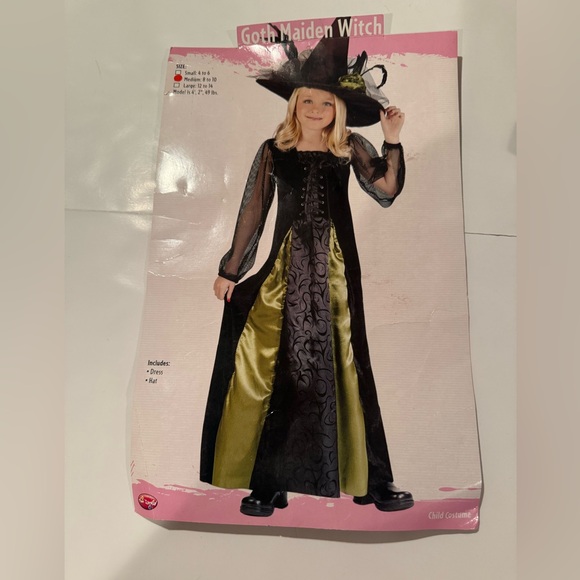 Fun World | Costumes | Fun World Goth Maiden Witch Child Costume | Poshmark